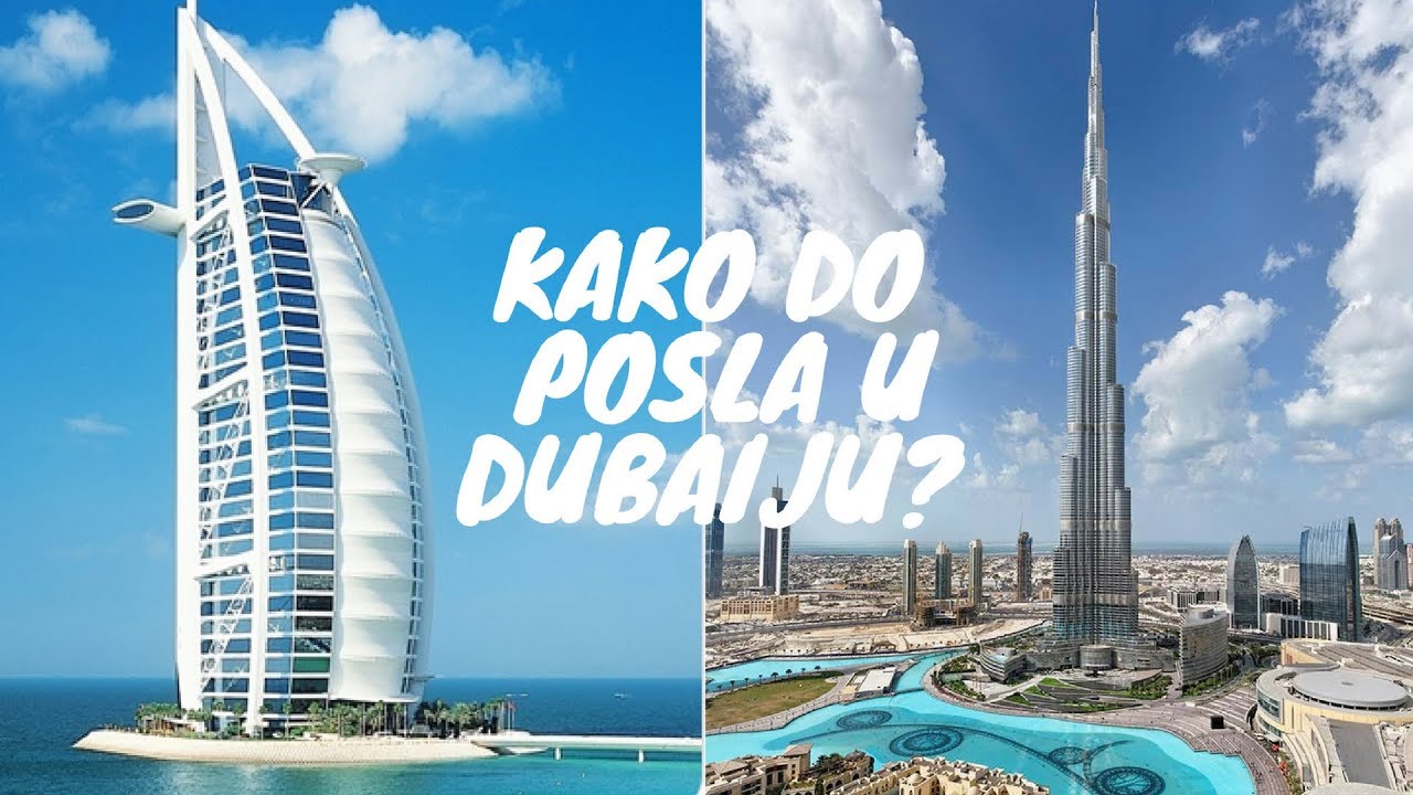 Kako do posla u Dubaiju?